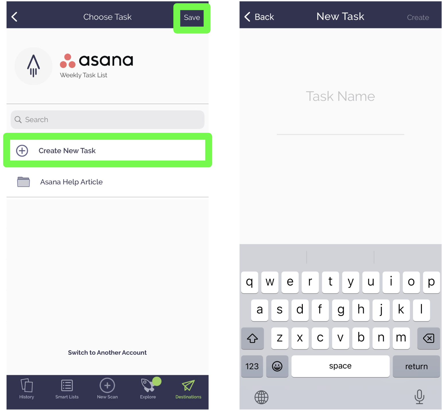 Asana – Rocketbook Help Center