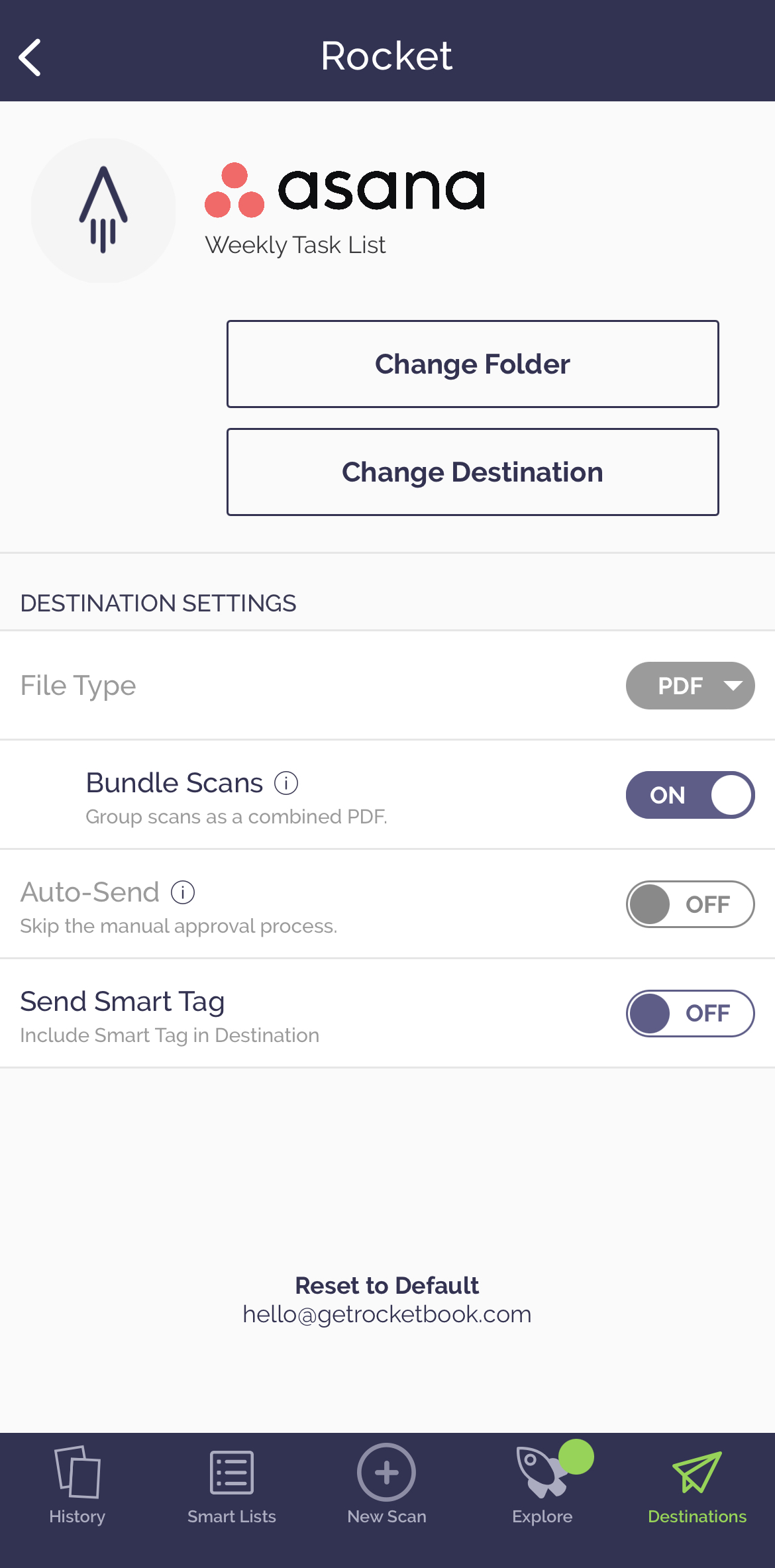 Asana – Rocketbook Help Center